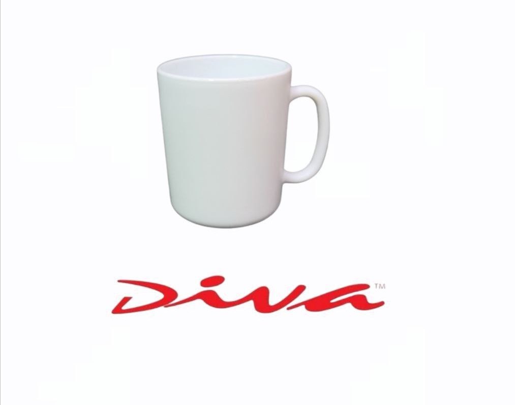 Cup 32 cl - White Plain - Ink Daja