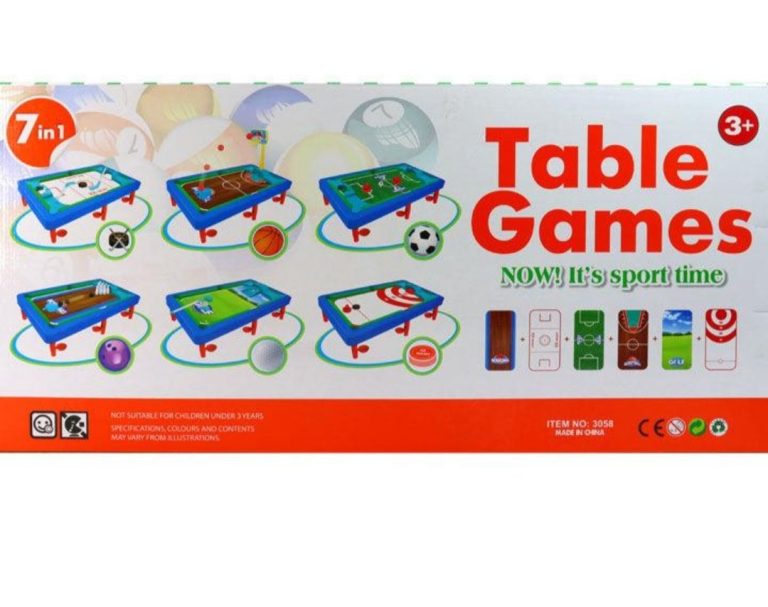 7 in 1 Table games. - Ink Daja