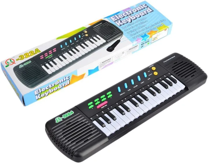 Kids Electric Piano/ keyboard with mic - Ink Daja