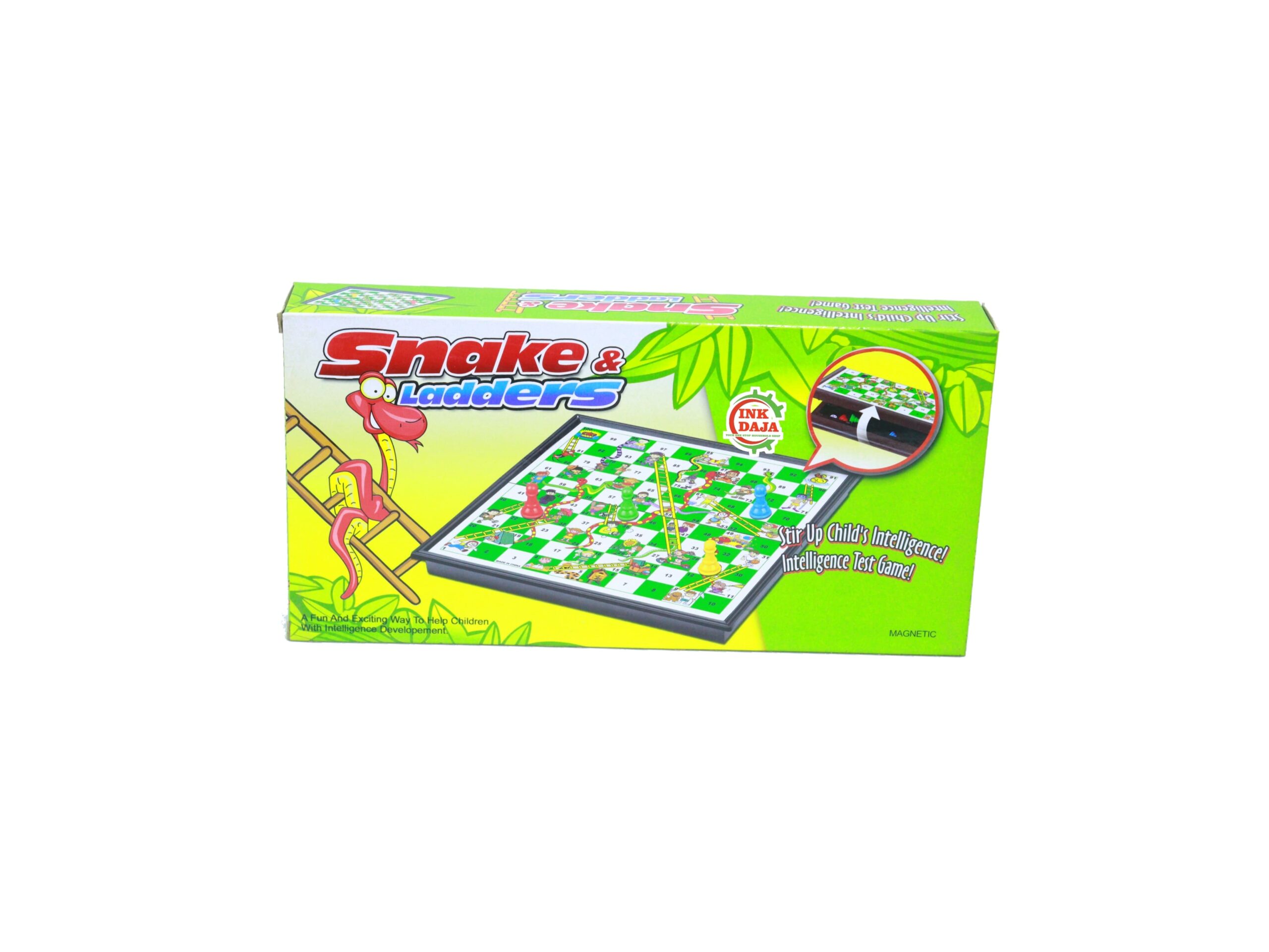 Snakes and ladders board game - Ink Daja