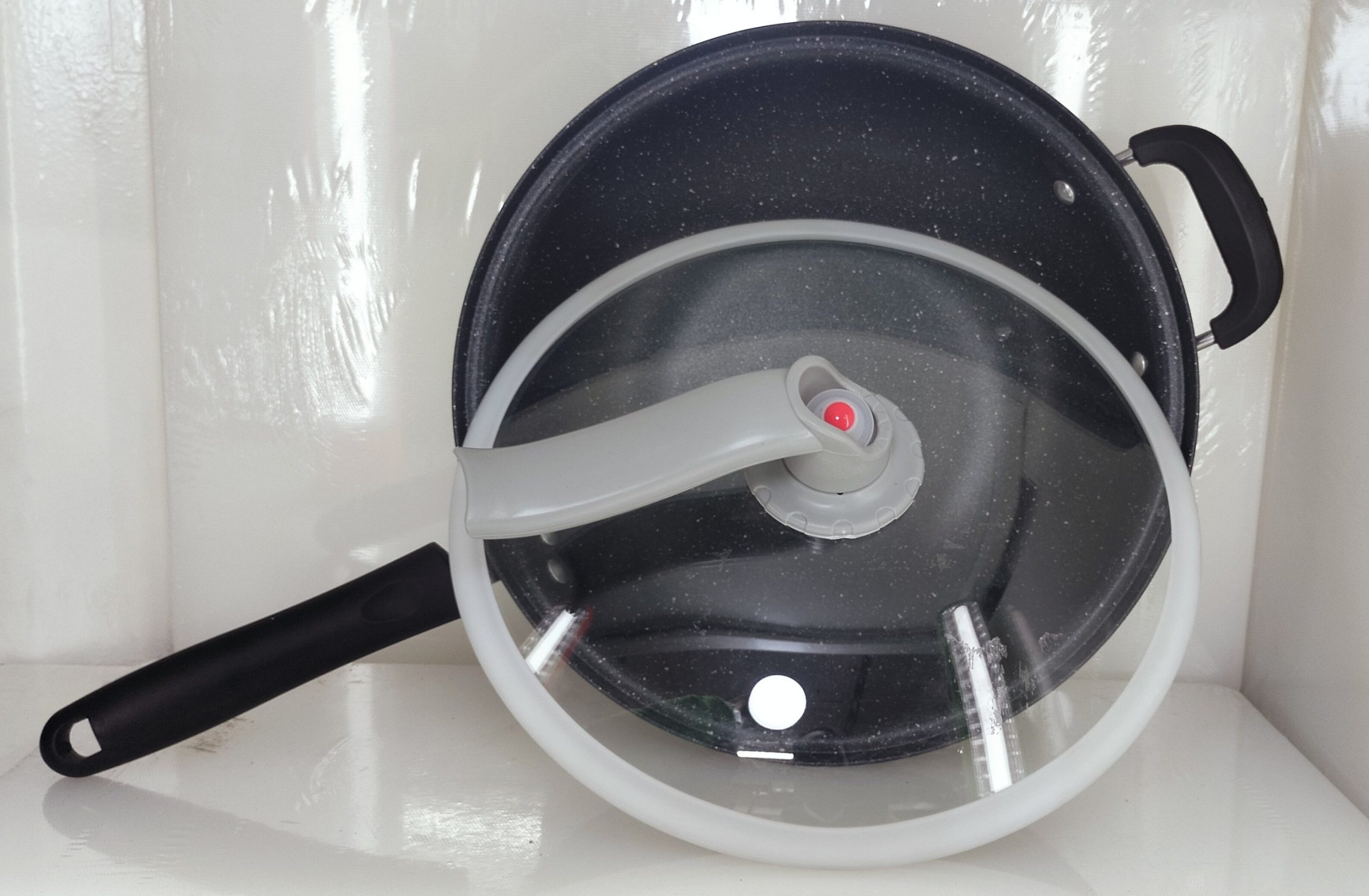 New Model Deep Frying Pan With a Lid - Ink Daja