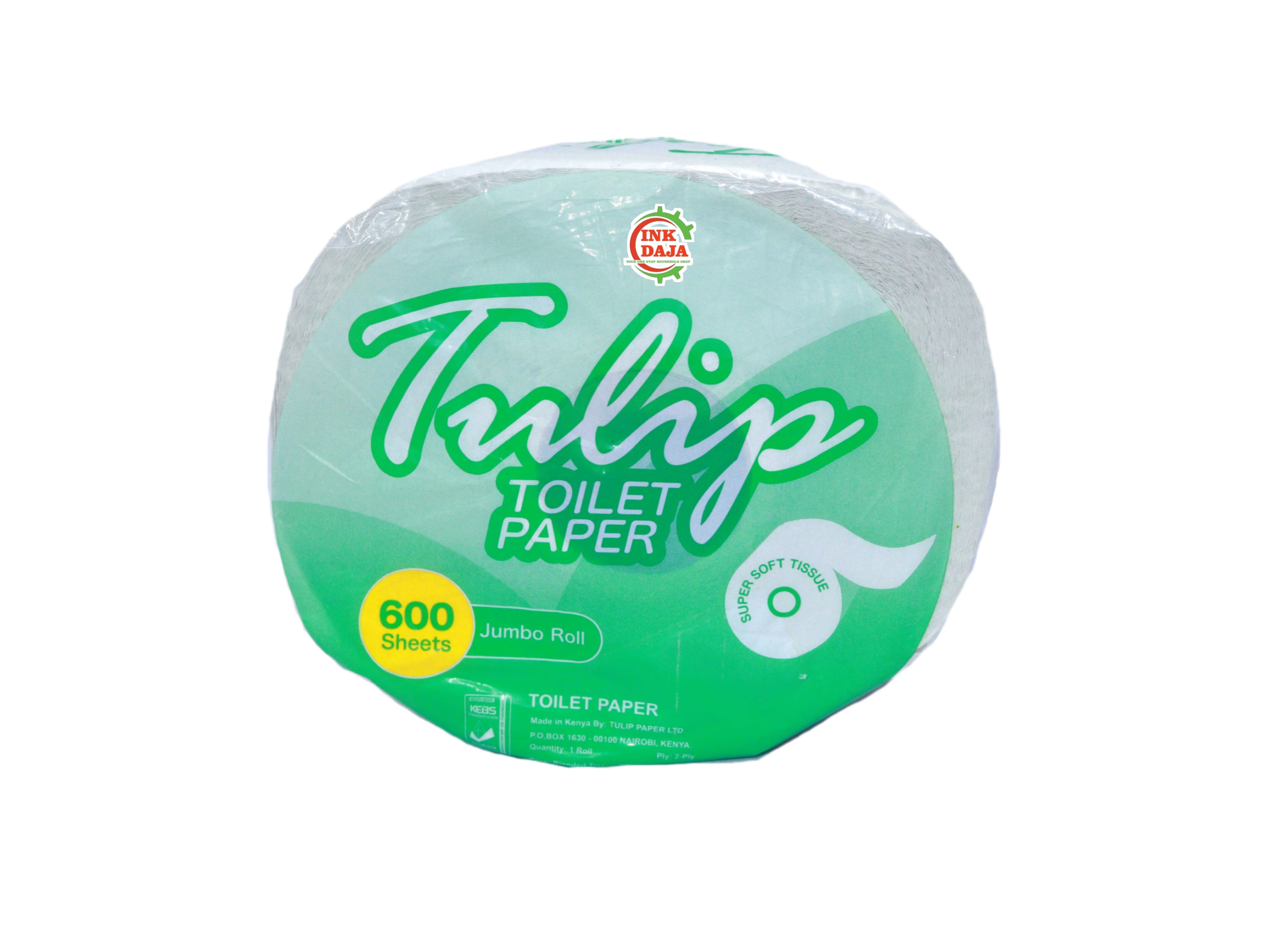 Tulip toilet paper jumbo roll. - Ink Daja