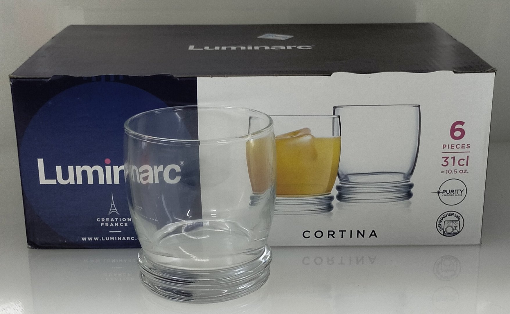Luminarc Cortina glass 33cl(6pcs) – Ink Daja