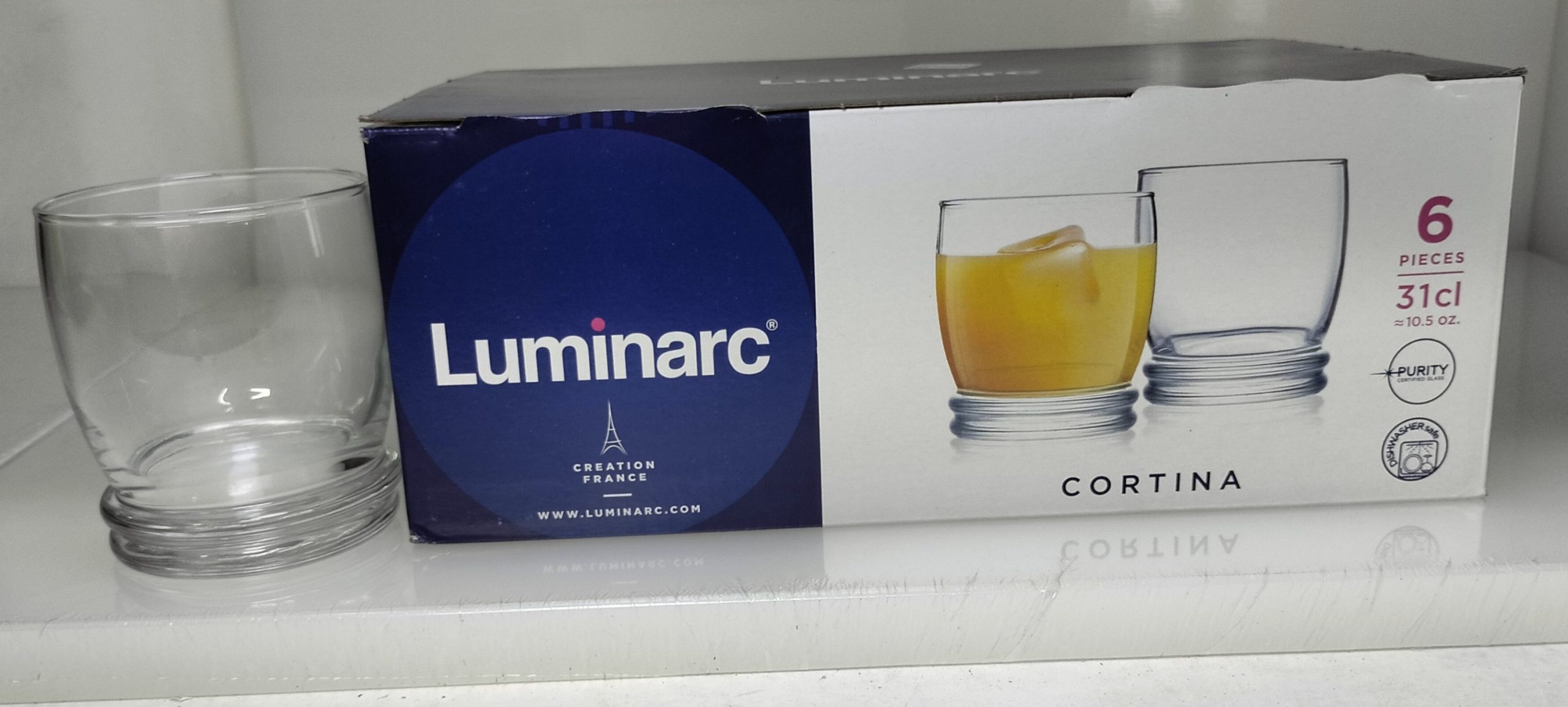 Luminarc Cortina glass 33cl(6pcs) – Ink Daja