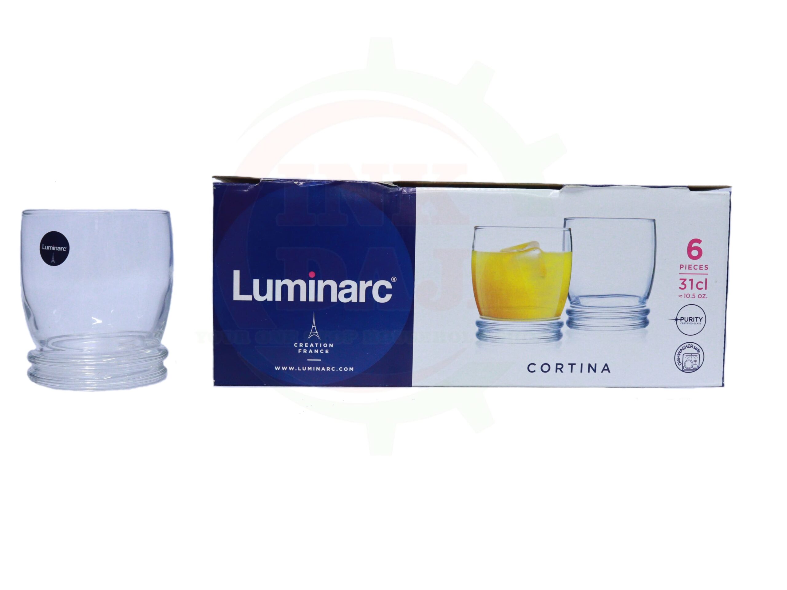 Luminarc Cortina glass 33cl(6pcs) - Ink Daja